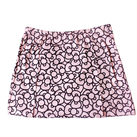 Hello Kitty | Skirts | Hello Kitty Bow Mini Notched Skirt | Poshmark